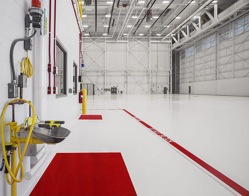 Aircraft Maintenance Hangars: Floor Markings for Function & Safety ...